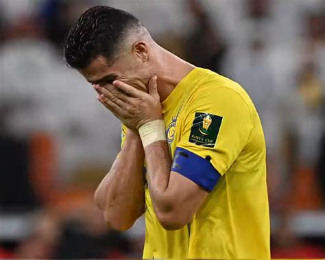 Ronaldo In Tears After His Al Nassr Lose Saudi Kings Cup Final On Penalties