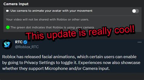 Roblox Can Now Use Your Camera Youtube