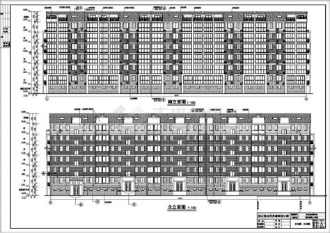 连云港市茗昇花园6层砖混结构住宅建筑施工图土木在线