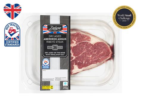 Deluxe Dry Aged Aberdeen Angus Ribeye Steak Lidl
