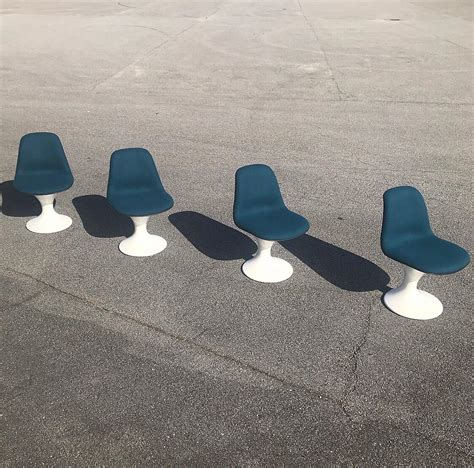 Set Of Four Orbit Dining Chairs By Farner And Grunder For Herman Miller