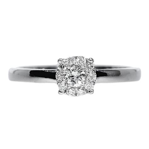 Anillo De Compromiso Oro Blanco 18kt Krauborg