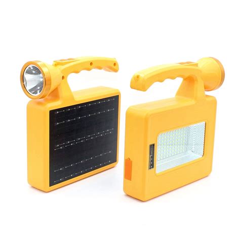 Ручний світлодіодний Led ліхтар на сонячній батареї портативний портативний ліхтарик