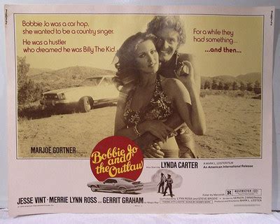 Original Bobby Jo And The Outlaw Lynda Carter Rare Half Movie Poster 1