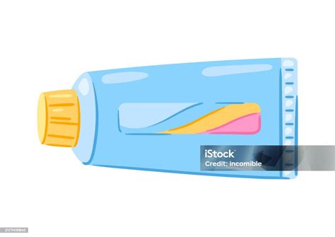 Illustration Of Toothpaste Personal Hygiene And Self Care Item Stock