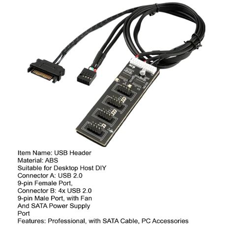 Pin Header Internal USB Hub Extension Adapter PC Kuwait Ultimate IT Solution Provider In