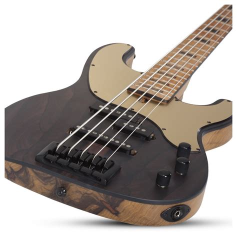 Schecter Model T 5 5 String Bass Exotic Ziricote At Gear4music
