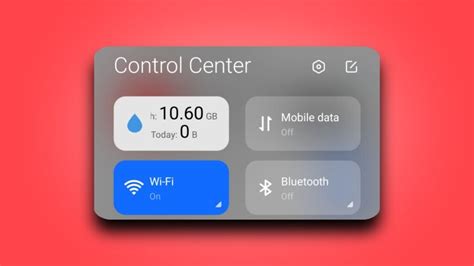 How To Show Data Usage In Miui 125 On Control Panel Mobmet