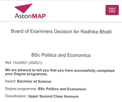 Radhika Bhatti On Linkedin University Astonuniversity Graduate2021