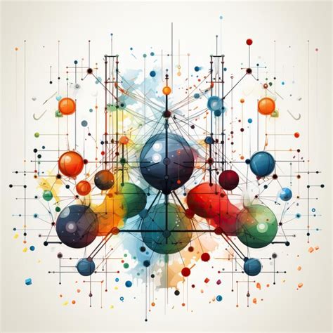 Premium Vector Geometric Vector Science Elements On White Background S