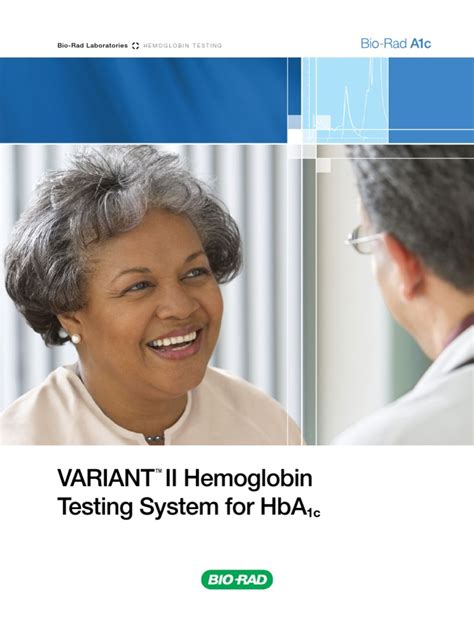 Variant Ii Hemoglobin Testing System For Hba Bio Rad Laboratories Pdf Glycated Hemoglobin