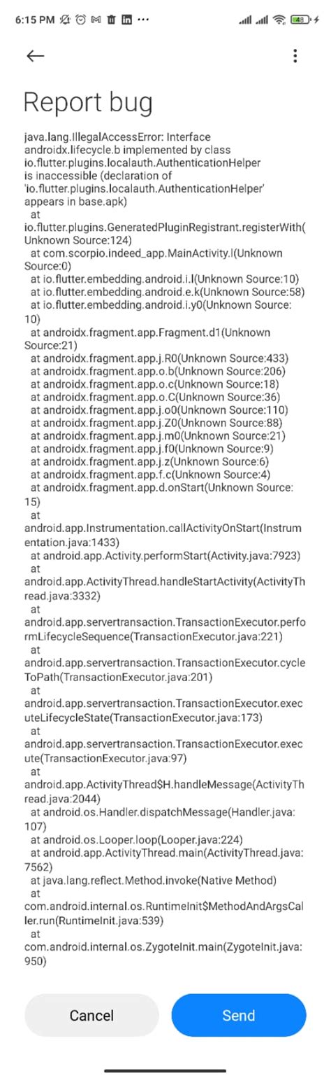 Biometric Authentication Bug In Release Build · Issue 77457 · Flutter