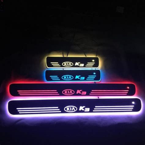 Xuming For KIA K3 Moving Led Door Side Step Sill Plates Lazada