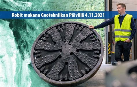 Robit Mukana Geotekniikan Päivillä 4112021 Robit Oyj