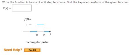 Solved Write The Function In Terms Of Unit Step Functions Chegg