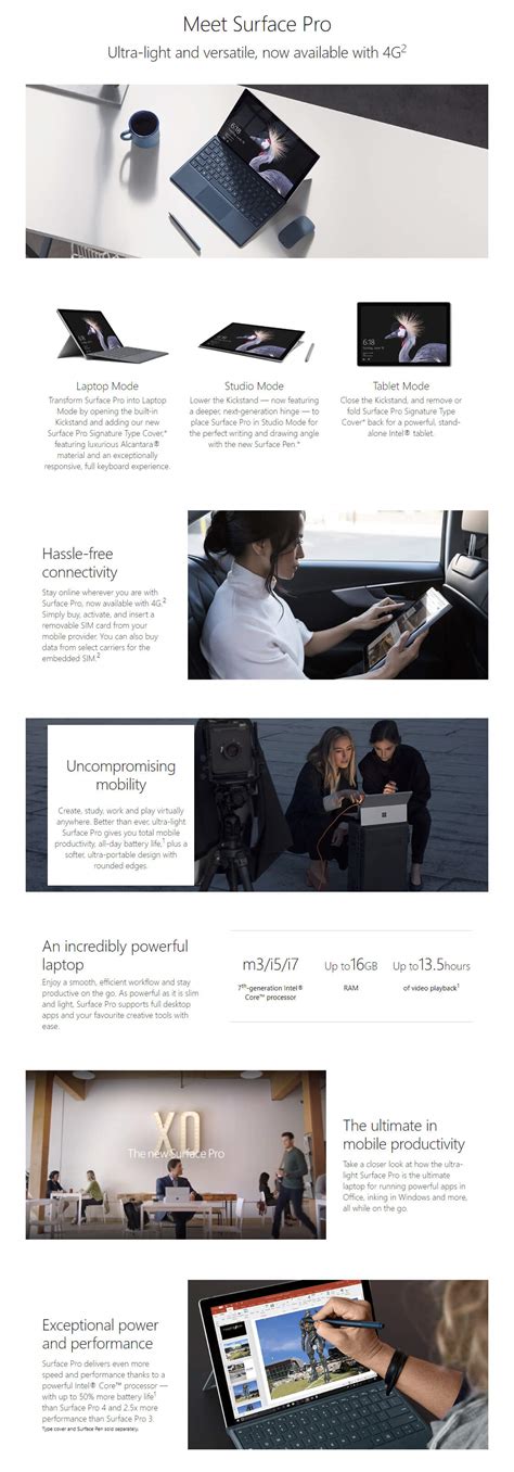 Microsoft Surface Pro G Lte Tech Nuggets