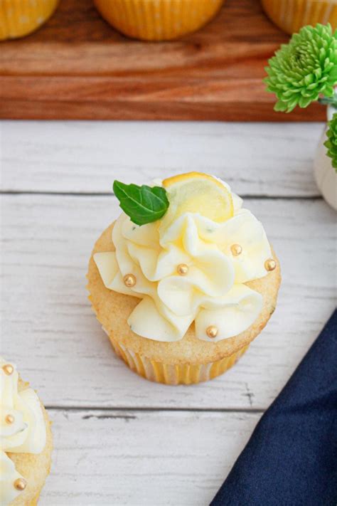 Lemon Basil Cupcakes