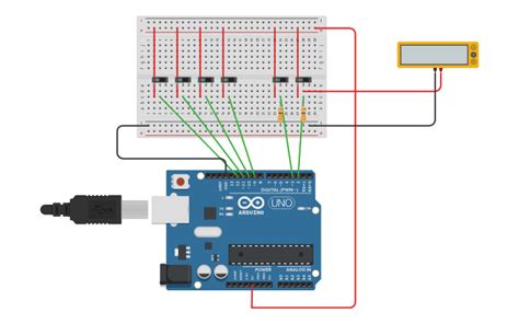 Circuit Design Pull Up Interno Tinkercad