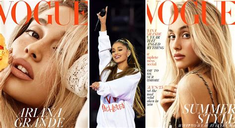 Ariana Grande Is Blonde Freckled And Unrecognisable On The Cover Of