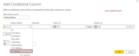 Conditional Column In Power Bi Sql Bi Tutorials
