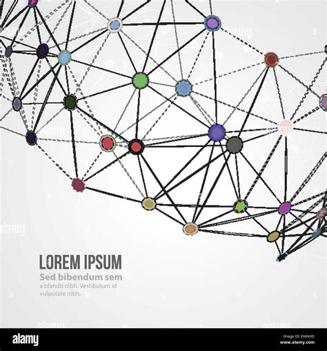 Molecule And Communication Background Stock Vector Image And Art Alamy