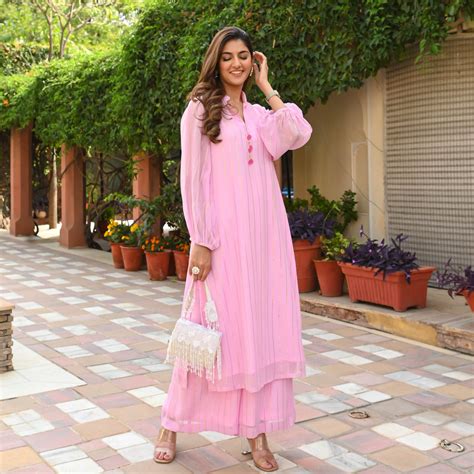 Peach Gotta Salwar Suit