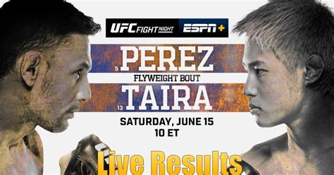UFC Vegas Results Alex Perez Vs Tatsuro Taira MMAWeekly UFC And MMA News Results
