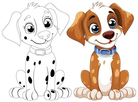 Images De Chien Mignon Dessin Téléchargement Gratuit Sur Freepik