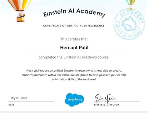 Hemant Patil On Linkedin Salesforece Ai Trailhead