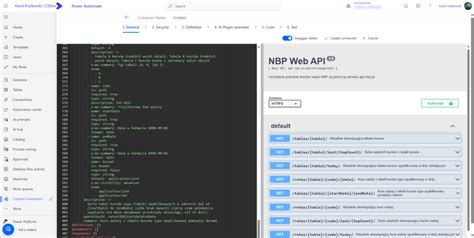 Exchange rates from NBP Web API Karol Kozłowski CitDev