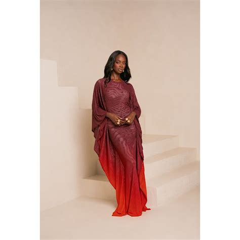 Dawn Kaftan Dress Ofuure Wolf And Badger