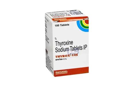 Thyroid Range Thyrox 125 Wholesaler The Lotus Biotech