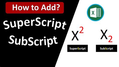 How To Format Text Or Numbers As Superscript Or Subscript Add Superscript And Subscript In