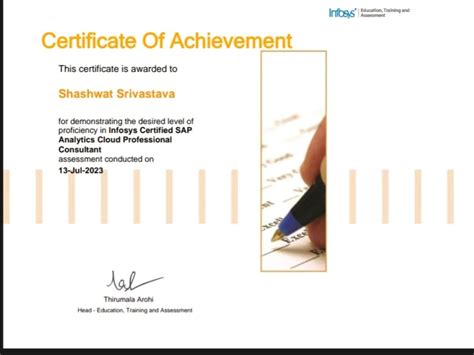 Shashwat Srivastava On Linkedin Learningandgrowing Sapcloud Infosys