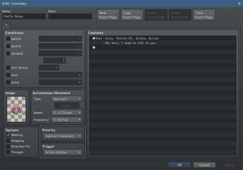 Event Priorities And Triggers The Official RPG Maker Blog
