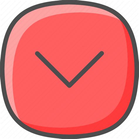 arrows pointers down arrow button interface symbol icon