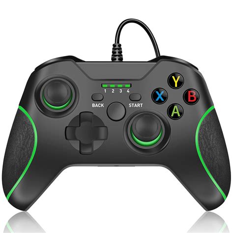 USB Wired Game Controller For Xbox One Slim Gamepad Joystick Joypad For PC Win Black