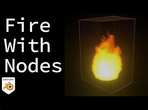 Fire With Shader Nodes The Procedural Way Blender YouTube Blender Blender