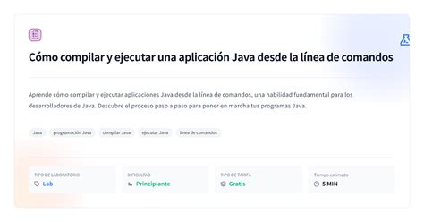 Cómo Compilar Y Ejecutar Una Aplicación Java Desde La Línea De Comandos Labex