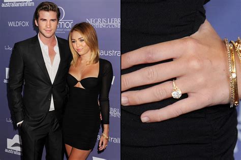 See The Engagement Ring Liam Hemsworth Gave Miley Cyrus Again