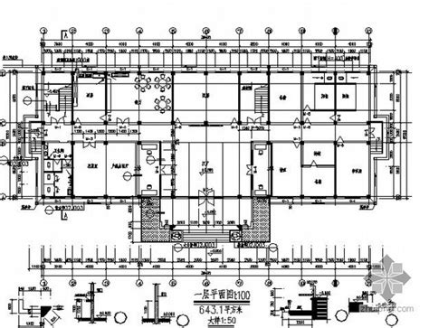 福建石狮市 某派出所四层办公楼建筑施工图 办公建筑 筑龙建筑设计论坛