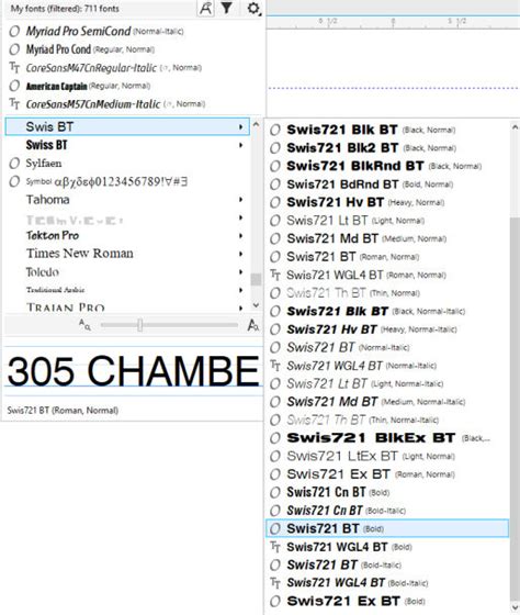 Font Manager Expanding List Corel Font Manager X8 Coreldraw Graphics Suite X8 Coreldraw