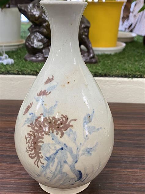 3 1054 韓国人間文化財 人間国宝 池順鐸 作 ？ 花器・徳利 メルカリ