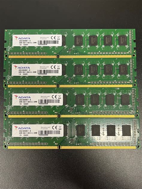 Adata Ddr3 1600 8gb Ram 其他 其他 Carousell