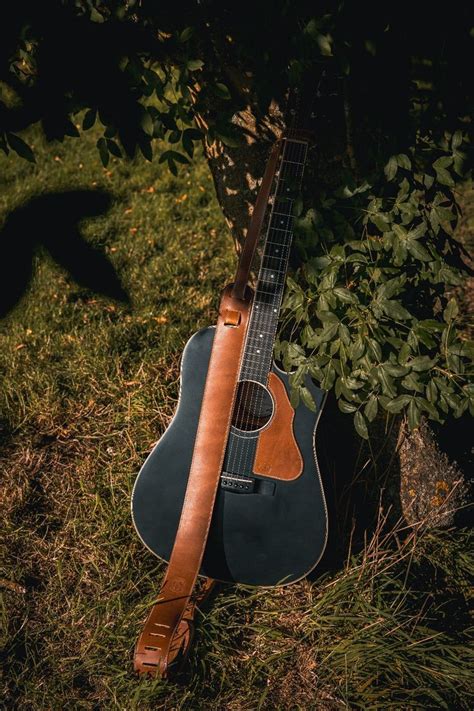 Leather Acoustic Guitar Strap Acoustic Guitar Strap Acoustic Guitar