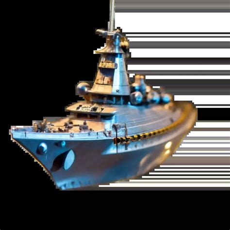 «Военный корабль — картинка создана в Шедевруме