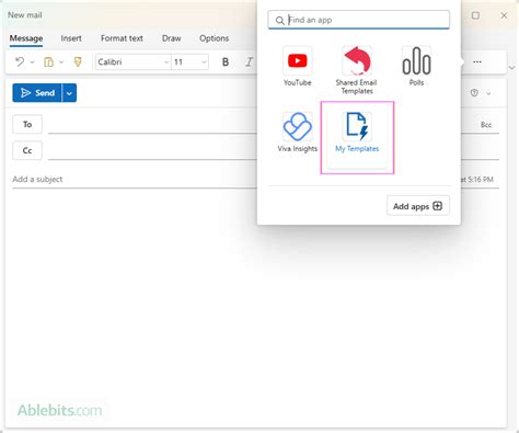 How To Create Email Template With Images In Outlook
