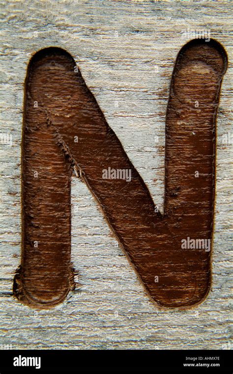 The Letter N Stock Photo Alamy