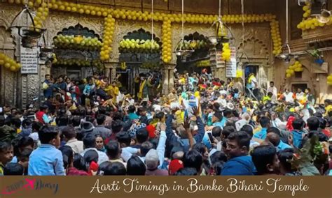 Banke Bihari Mandir Timing Tripp Diary