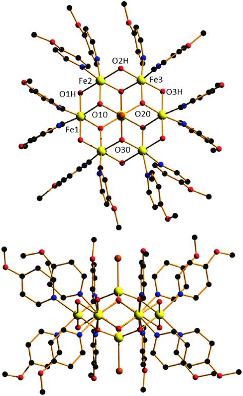 Orthogonal Views Of The Molecular Structure Of The Cation Of 1 Colour